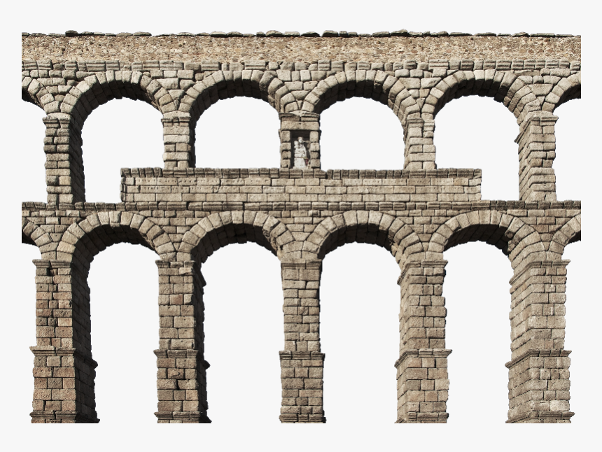 Medieval Castle Stone Arch Bridge Png - Roman Bridge Png, Transparent ...