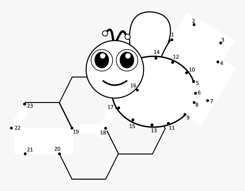 Connect The Dots Bee, HD Png Download , Transparent Png Image - PNGitem