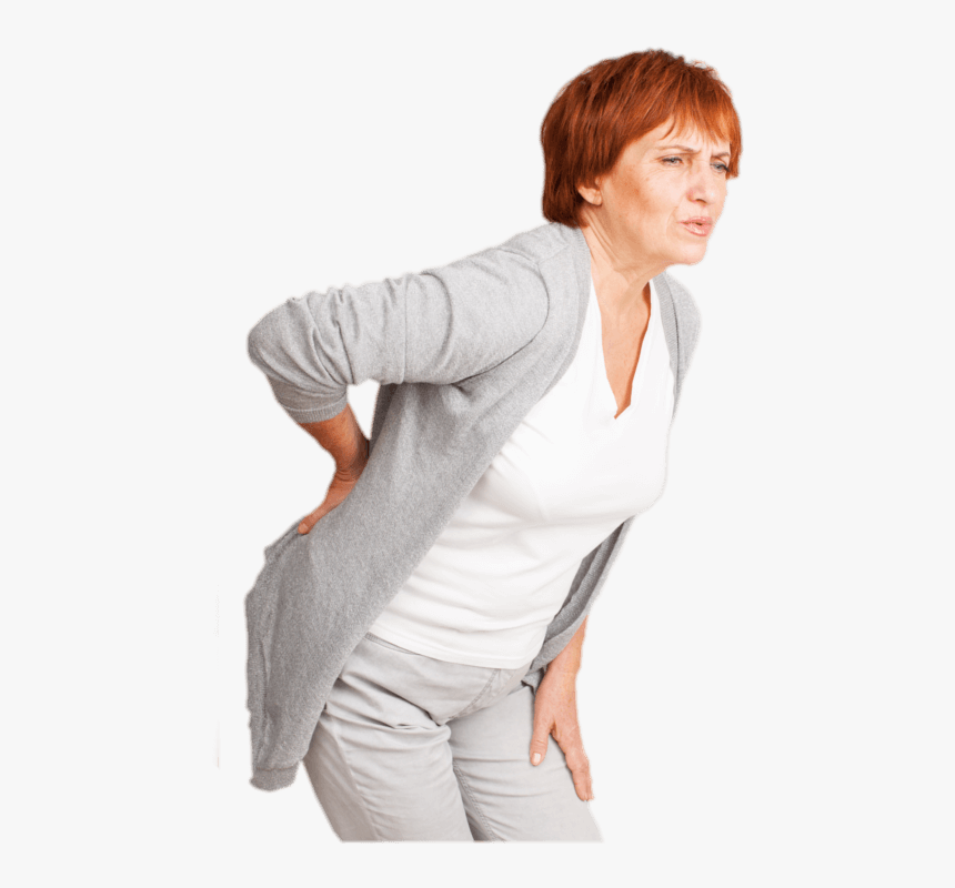 Transparent Woman Back Png - Back Pain Old Women, Png Download ...