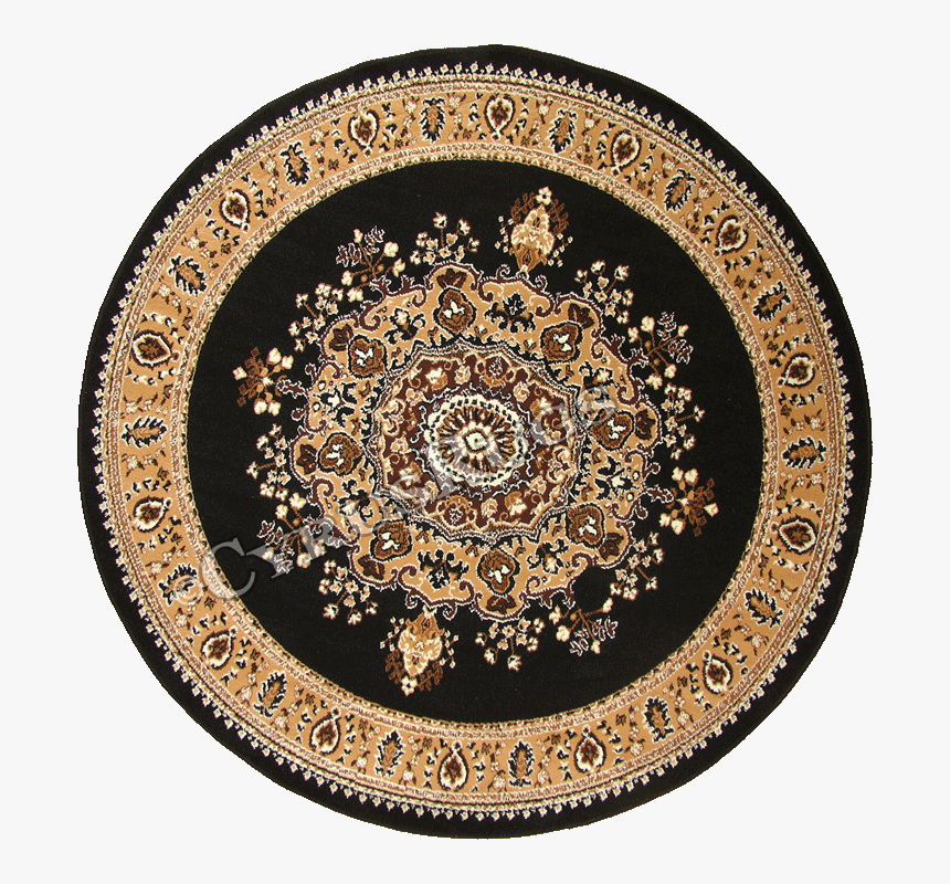 Bello Traditional Medallion Round Rugs 99-b44 - Round Persian Rug Png ...