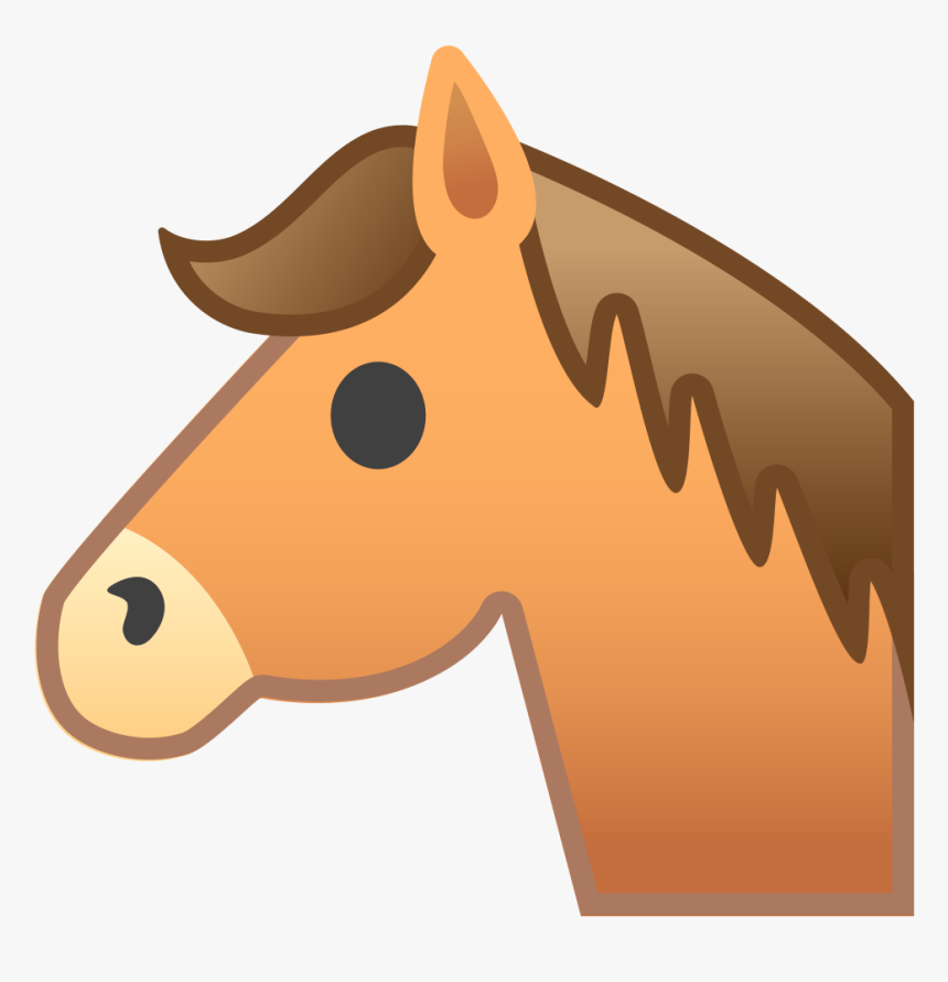 Horse Face Icon - Horse Emoji, HD Png Download , Transparent Png Image ...