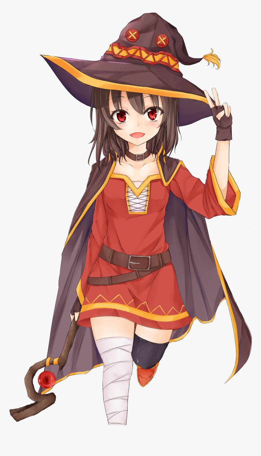 Konosuba Megumin Transparent, HD Png Download , Transparent Png Image ...