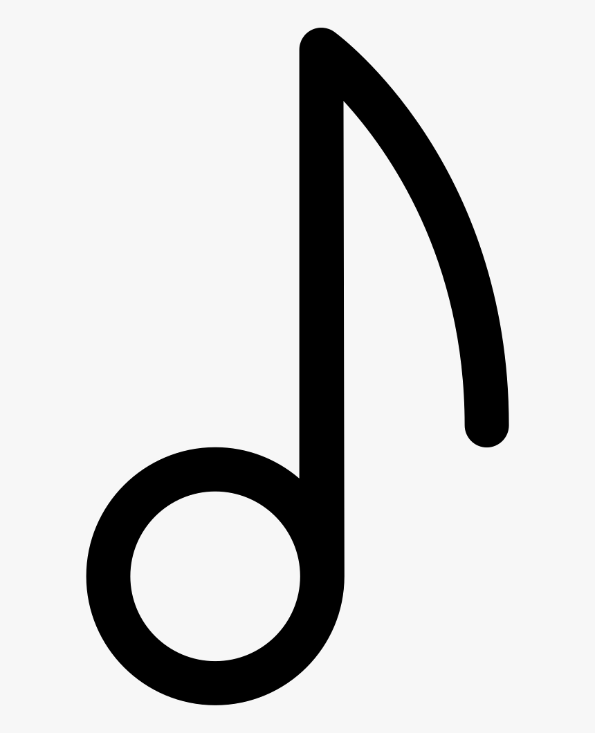 Eighth Note Comments - Eighth Note Font, HD Png Download , Transparent ...