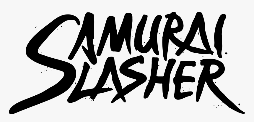 Samurai Slasher - Final Logo - Samurai Slasher Font, HD Png Download ...