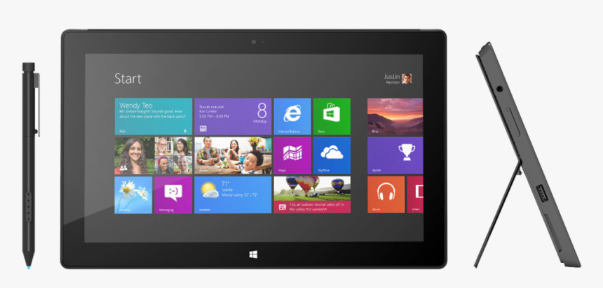 Transparent Surface Book Png - Surface Pro Tablet, Png Download ...
