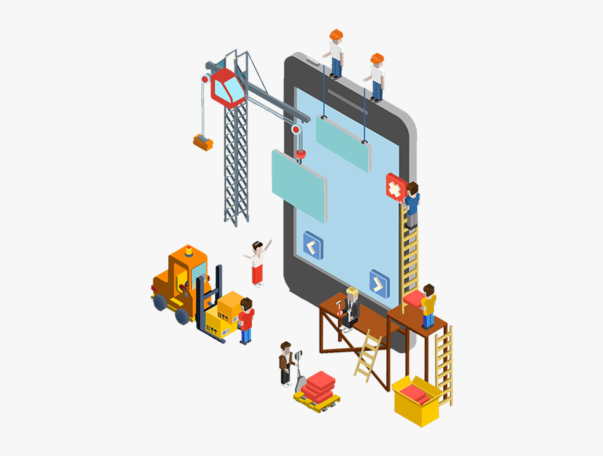 Mobile App Development - We Work Web Development, HD Png Download ...