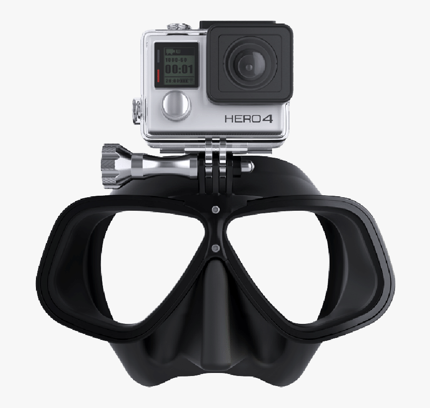 Freediver Mask With Gopro Mount - Маска За Подводен Риболов Go Pro, HD ...