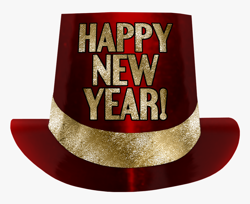 Transparent Happy New Year Hat Png - Happy New Year 2012 Cards, Png ...
