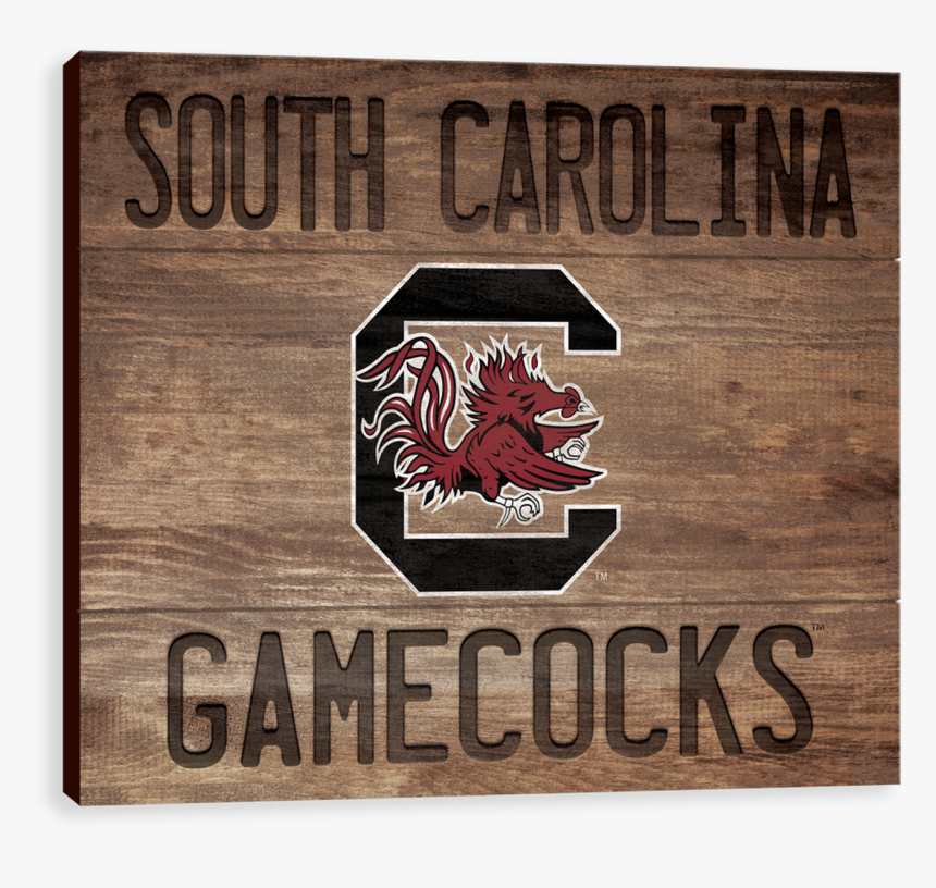 South Carolina Gamecocks Wood Burn - Poster, HD Png Download ...