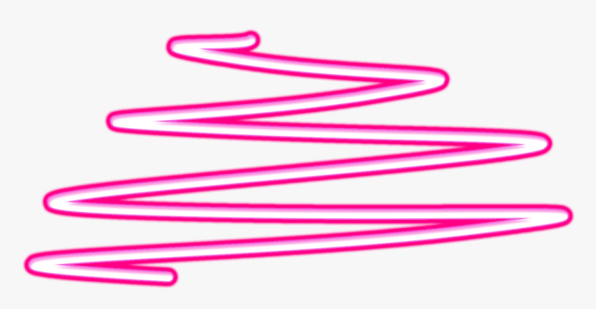 Neon Light Png - Neon Pink Squiggly Line, Transparent Png , Transparent ...