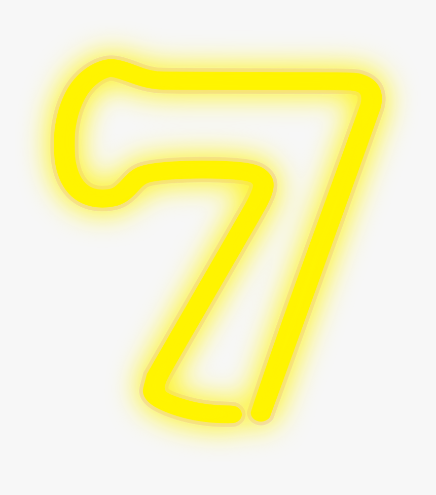 Neon Lights Transparent Number 7, HD Png Download , Transparent Png ...