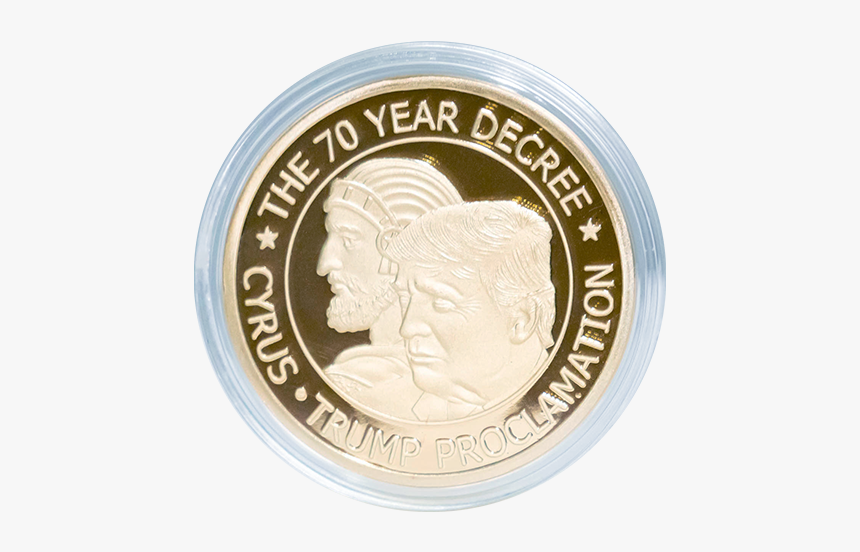 Cyrus Trump Coin 2019 2 - Jim Bakker Trump Coins, HD Png Download ...