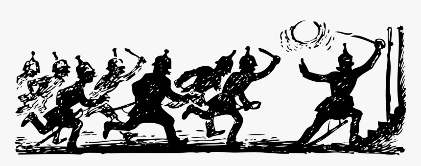 War Clipart Black And White, HD Png Download , Transparent Png Image ...