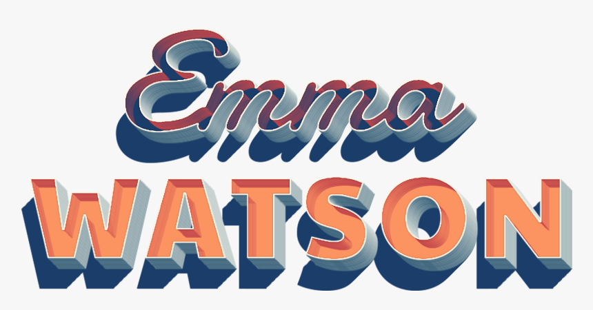 Emma Watson Name Logo Png - Graphic Design, Transparent Png ...