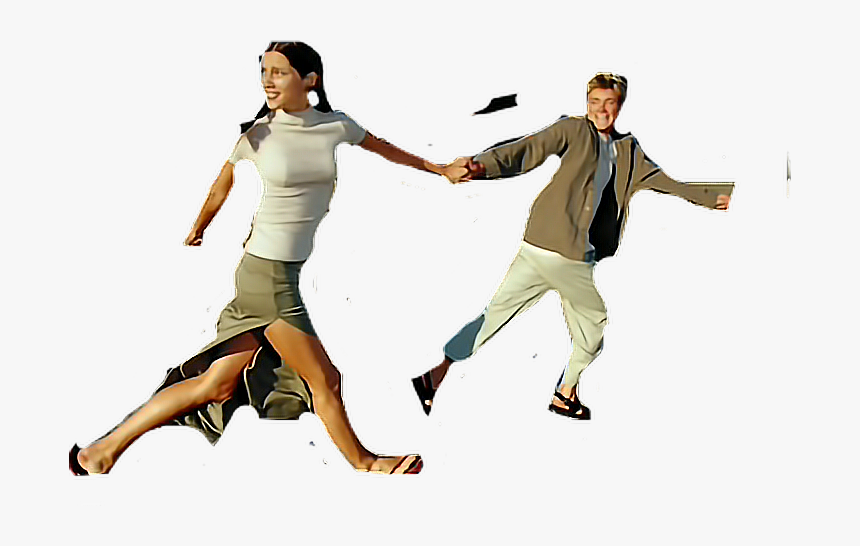 Scared Crowd Running