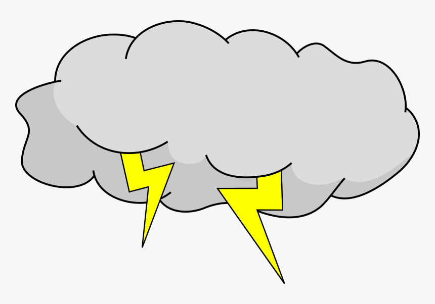 Cartoon Storm Cloud, HD Png Download , Transparent Png Image - PNGitem
