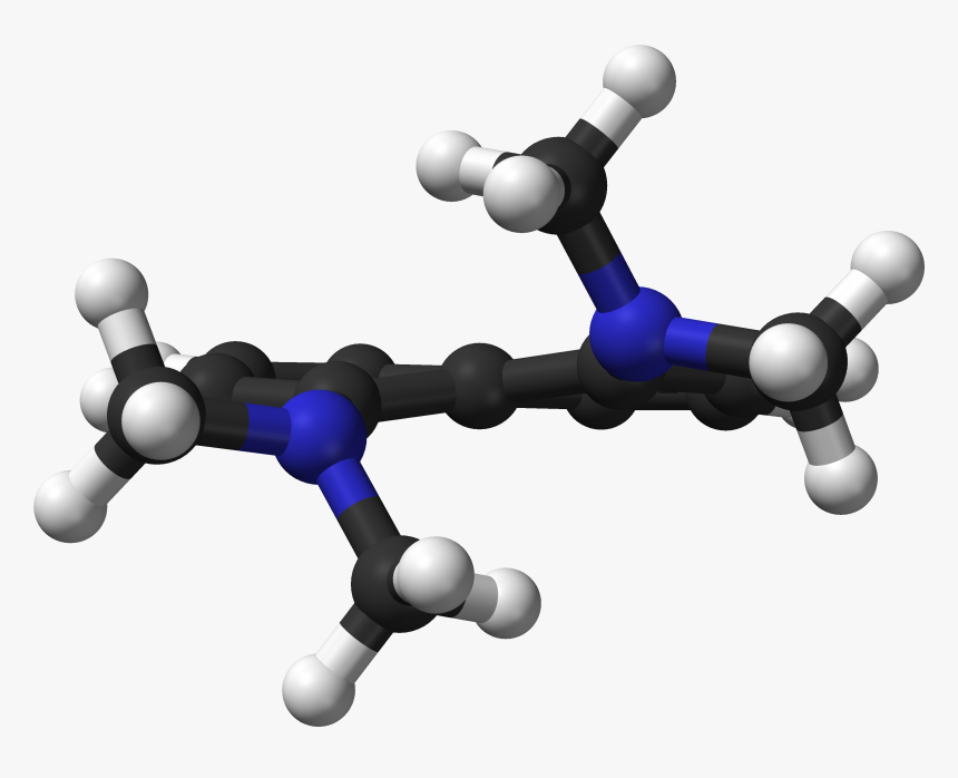 Proton Sponge From Xtal 1999 3d Balls B - Protones 3d, HD Png Download ...