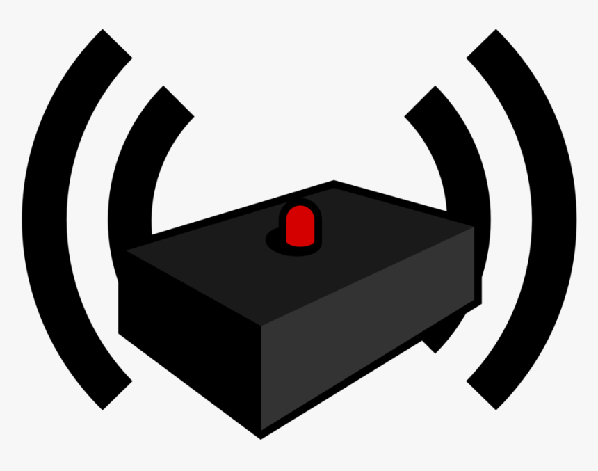 Rf Signal Icon Png Clipart , Png Download - Internet Black Box Icon ...