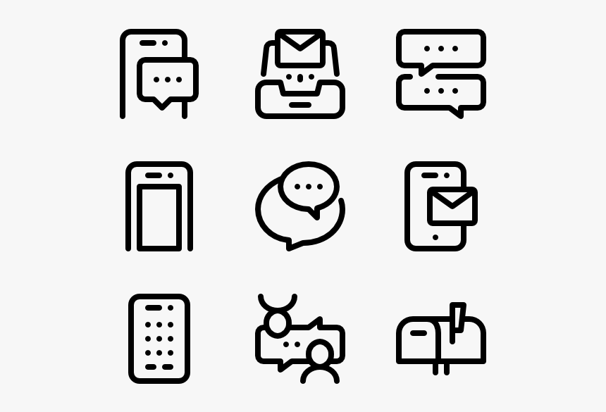 Communication - Vector Icon Cv, HD Png Download , Transparent Png Image ...