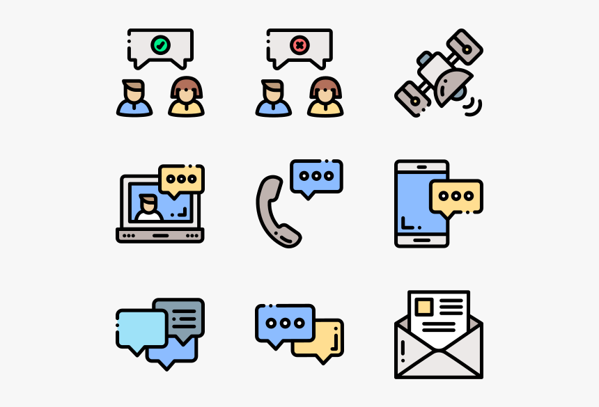 Communication - School Vector Icon Png, Transparent Png , Transparent ...