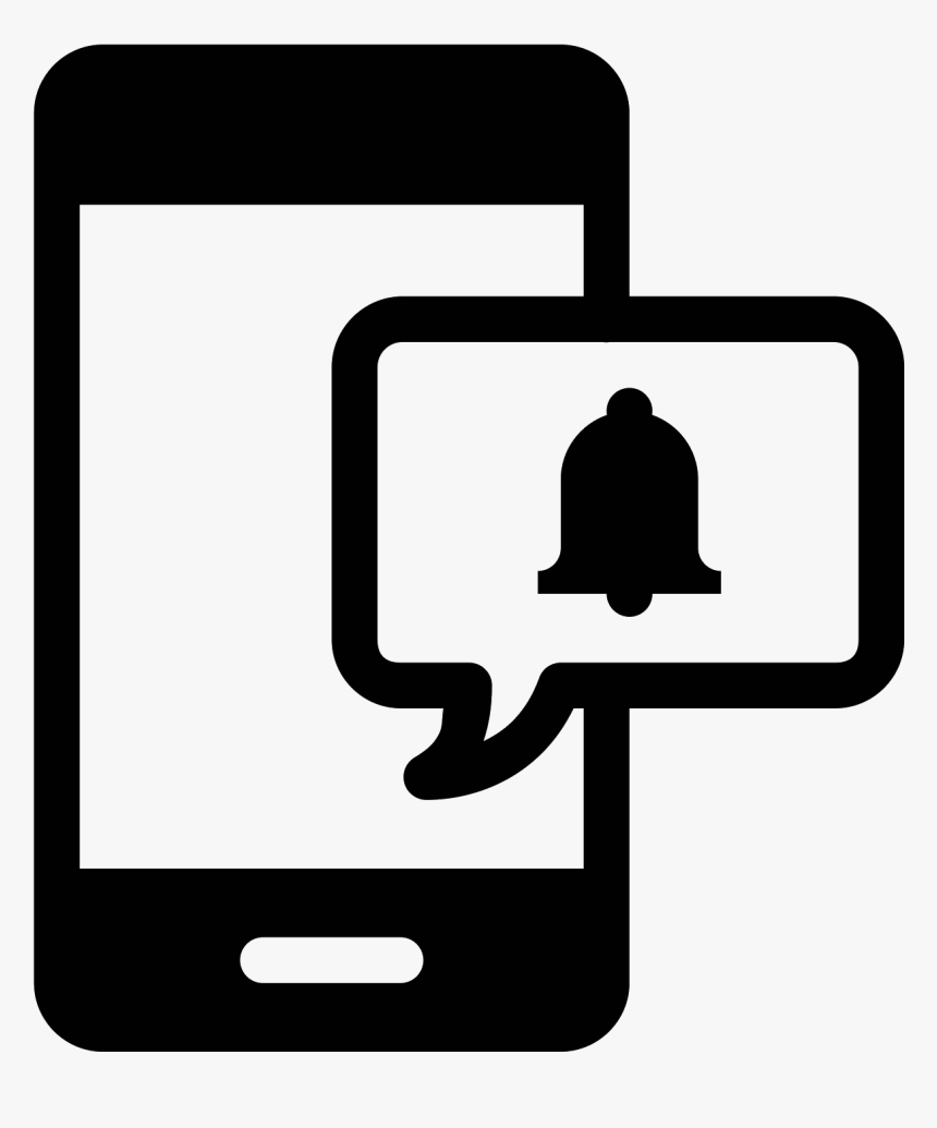 Push Notification Icon Free, HD Png Download , Transparent Png Image ...