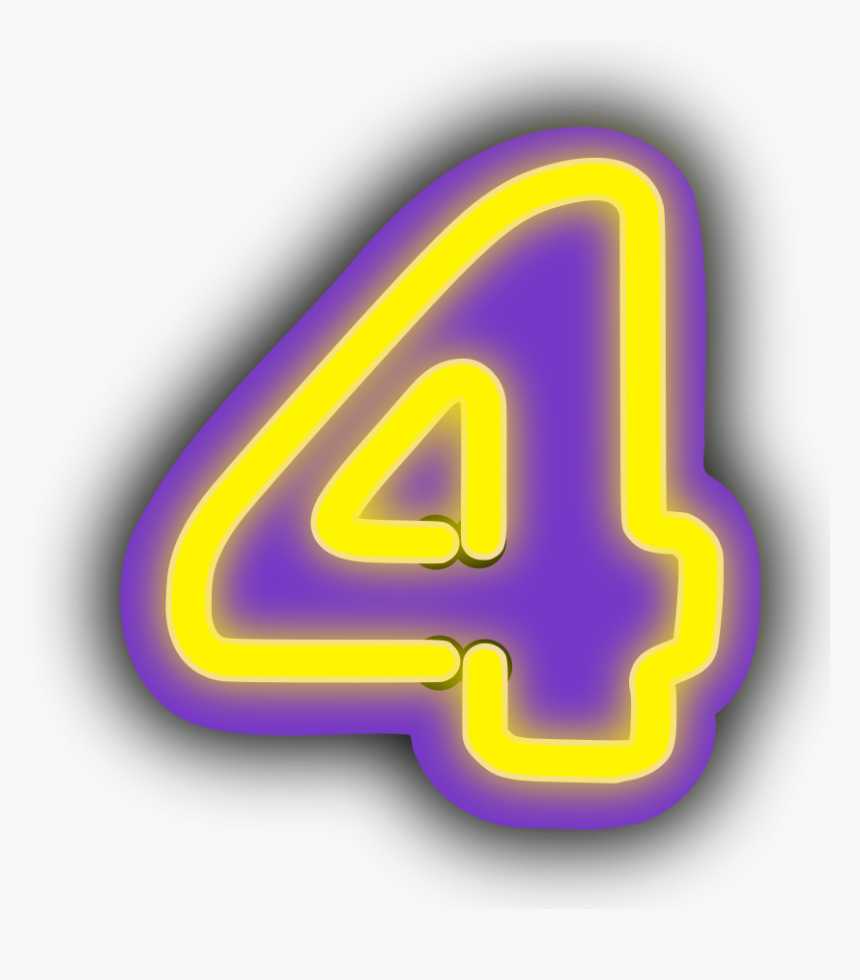 Pix For Number 4 Clipart - Number 4 Clipart Gif, HD Png Download ...