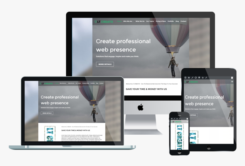 Lt Creato Free Responsive Design / Creative Wordpress - Responsive ...