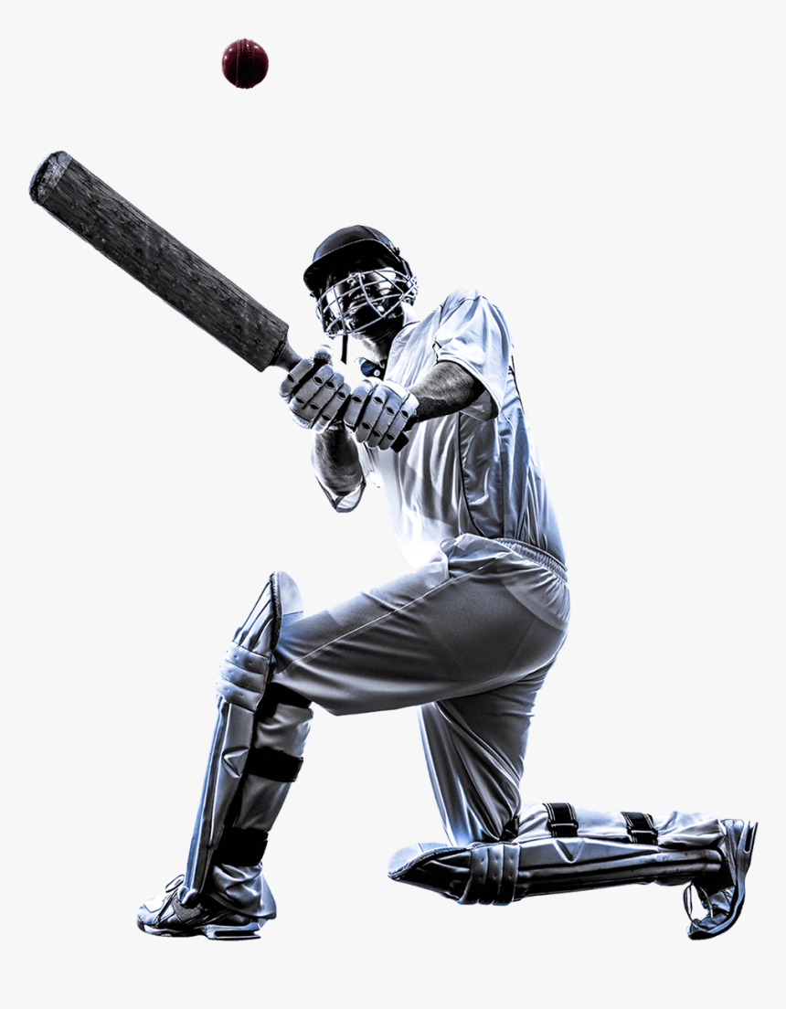 Cricket Player Png - Cricket White Background Sport, Transparent Png ...