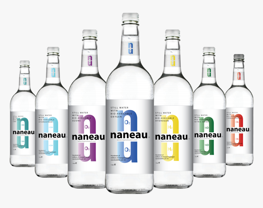 Naneau O2, Co2, O3, Hoh, Cbd, No Water Bottles - Vodka, HD Png Download ...