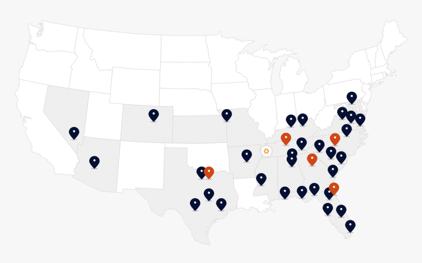 Ambit Energy Service Map, HD Png Download , Transparent Png Image - PNGitem