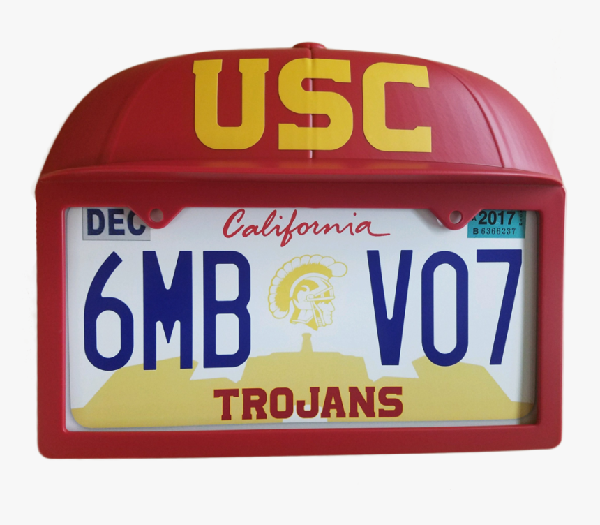 Usc Usc Logo - California License Plate, HD Png Download , Transparent ...