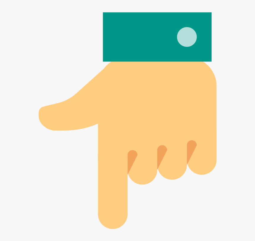 Hand Down Icon - Hand Point Down Png, Transparent Png , Transparent Png ...