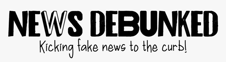 News Debunked - Black-and-white, HD Png Download , Transparent Png ...