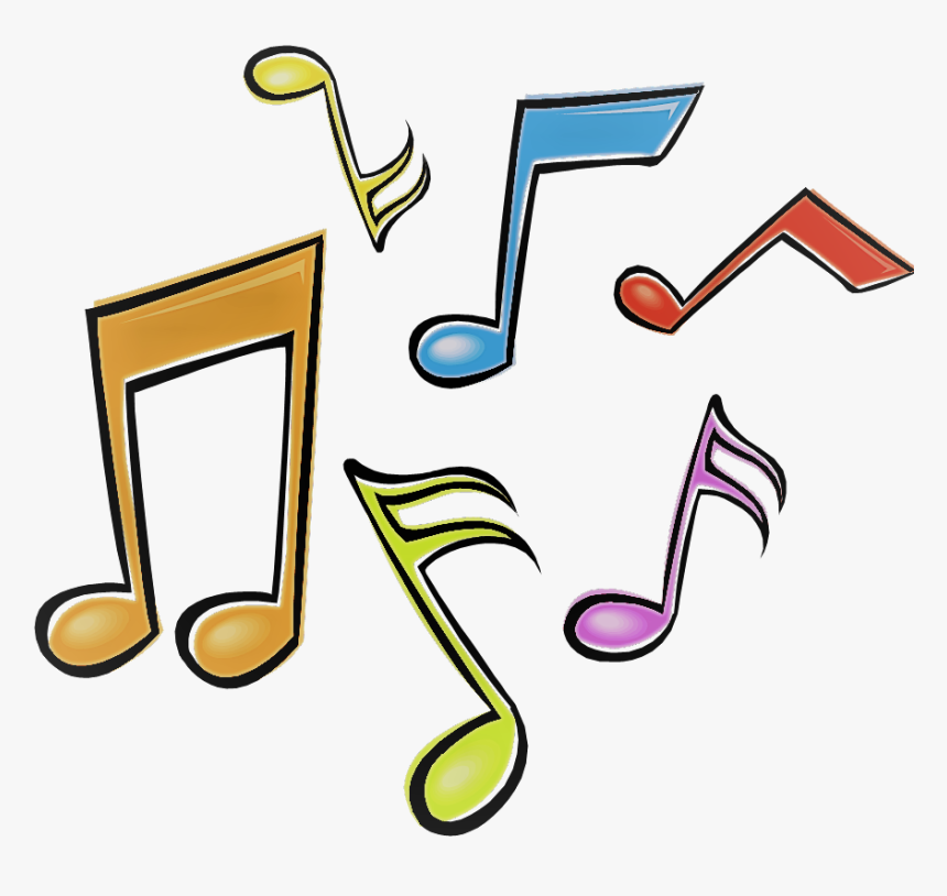 Fall Sing - Colored Musical Notes Clip Art, HD Png Download ...