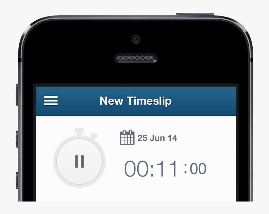 Timetracking Mobile Timer - Iphone, HD Png Download , Transparent Png ...