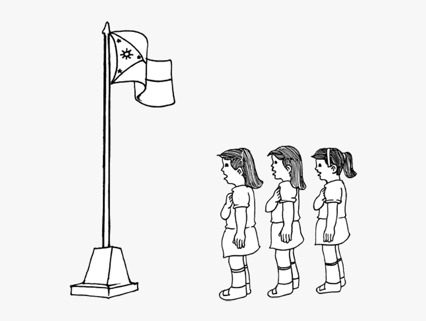 Singing National Anthem Drawing, HD Png Download , Transparent Png ...