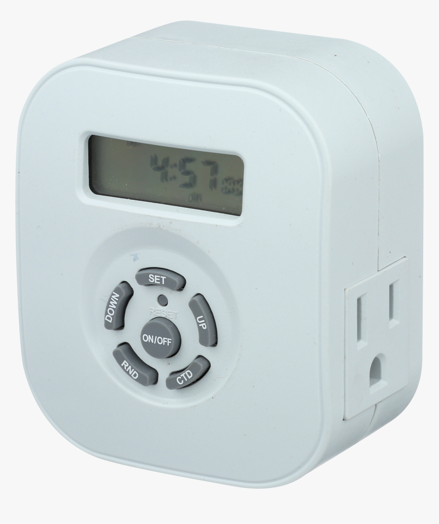 Indoor Weekly Digital Round Timer 2-outlet Grounded - Cuckoo Clock, HD ...