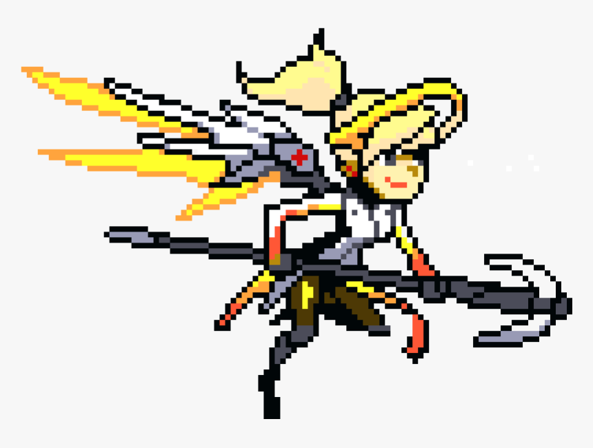 Transparent Spray Png - Overwatch Mercy Pixel Spray, Png Download ...