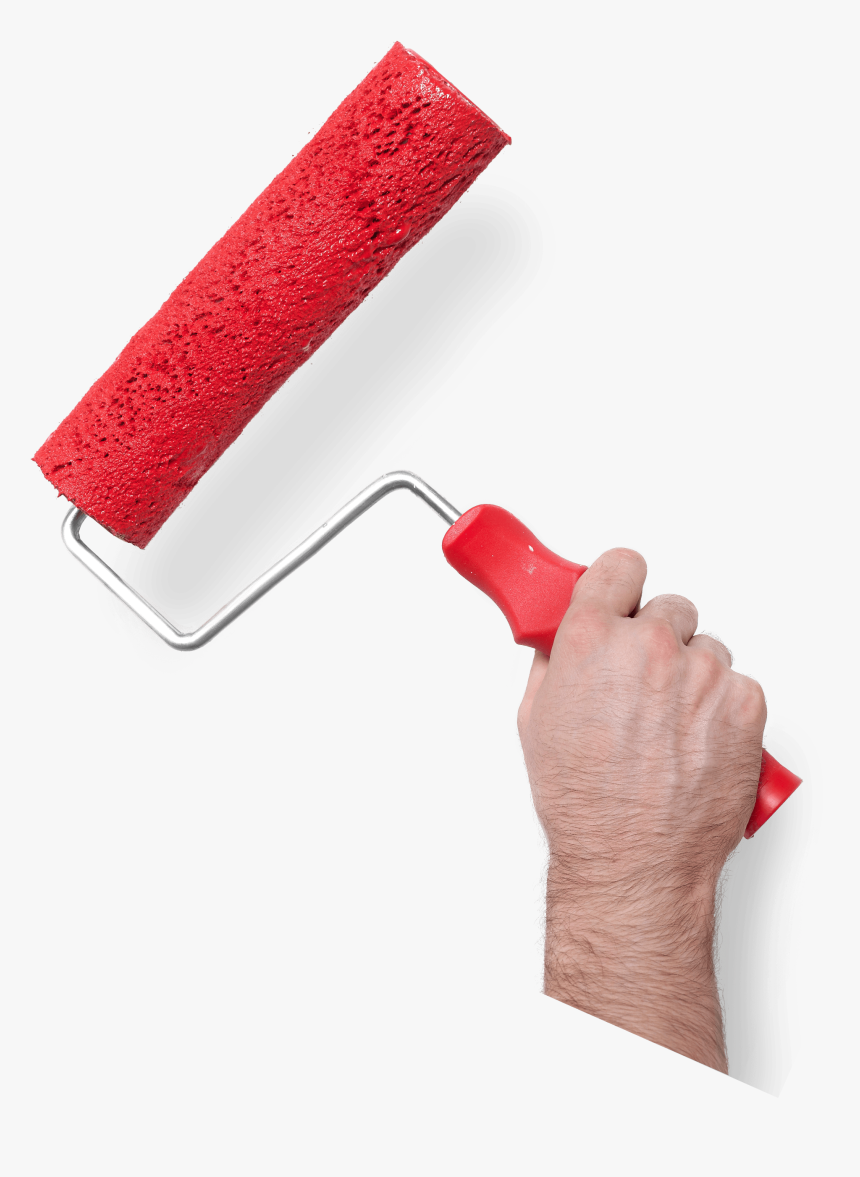 Paint Roller Png Hand, Transparent Png , Transparent Png Image - PNGitem