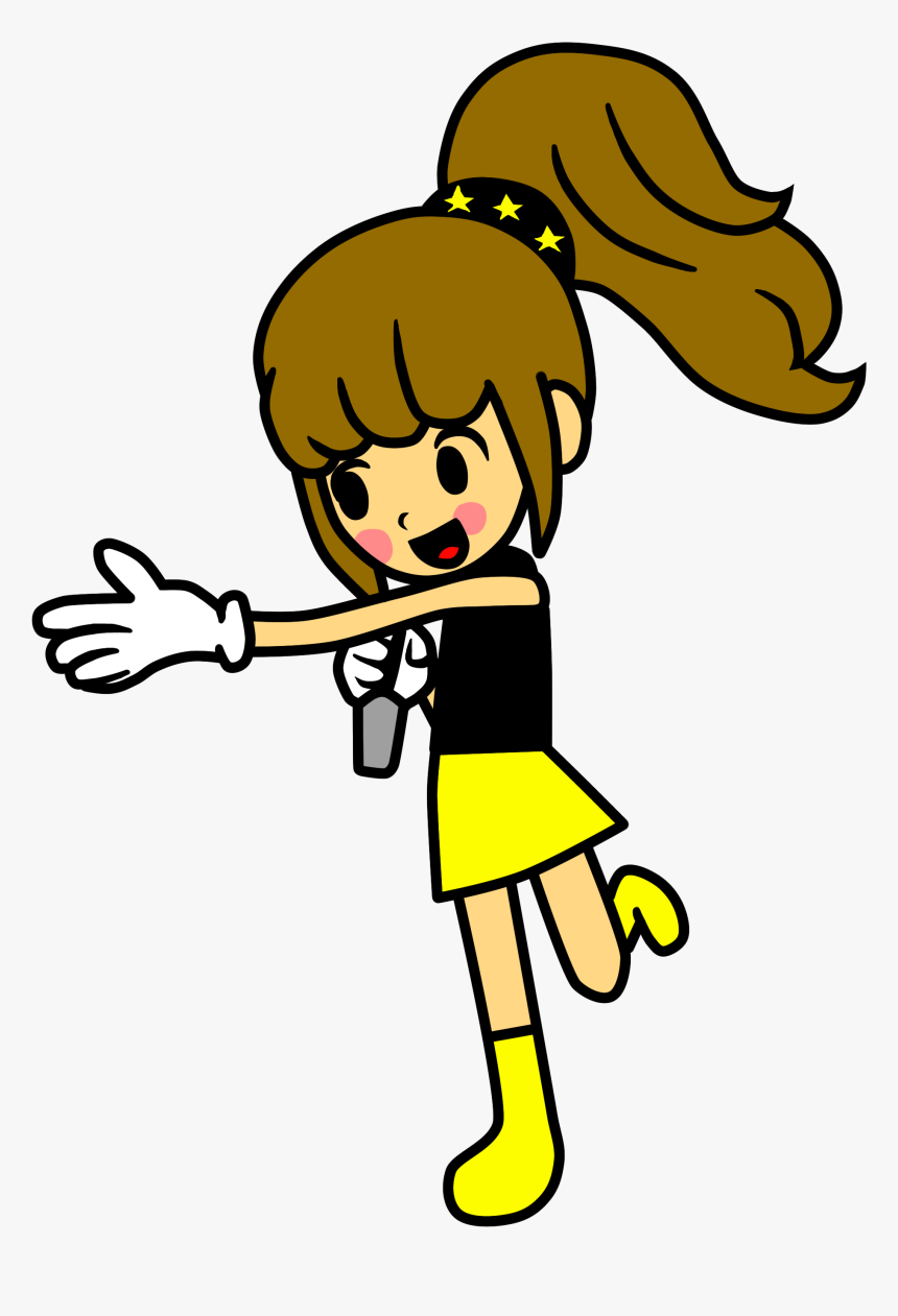 Singer Png Transparent Background - Pop Singer Singer Cartoon, Png ...
