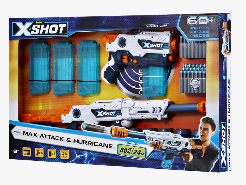 Zuru X Shot Max Attack, HD Png Download , Transparent Png Image - PNGitem