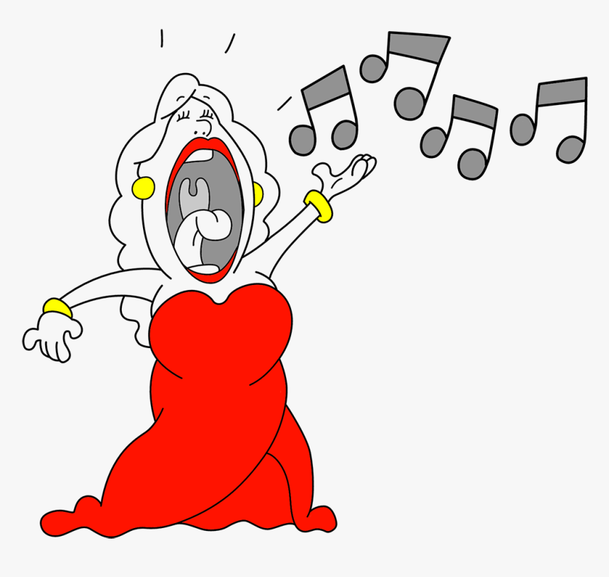 Singer Clipart Vocal Solo - Soprano Singer Cartoon, HD Png Download ...