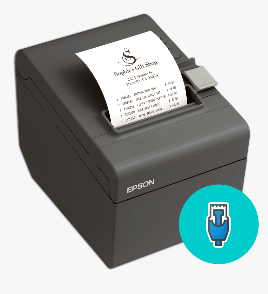 Thermal Receipt Printer With A Cash Register, HD Png Download ...