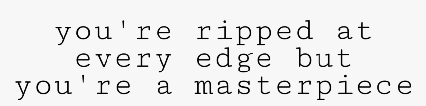 Lyric Drawing Halsey - Calligraphy, HD Png Download , Transparent Png ...