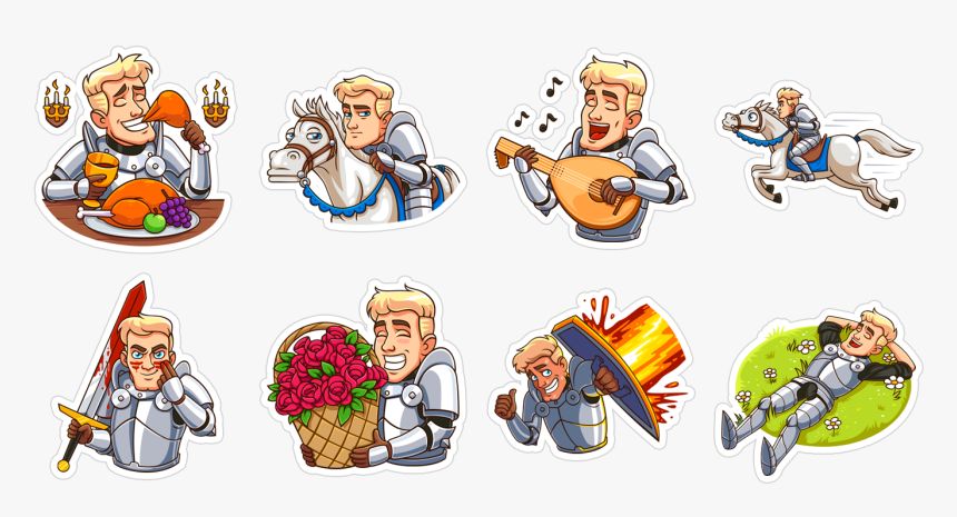 Vector Stickers Telegram - Cartoon, HD Png Download , Transparent Png ...