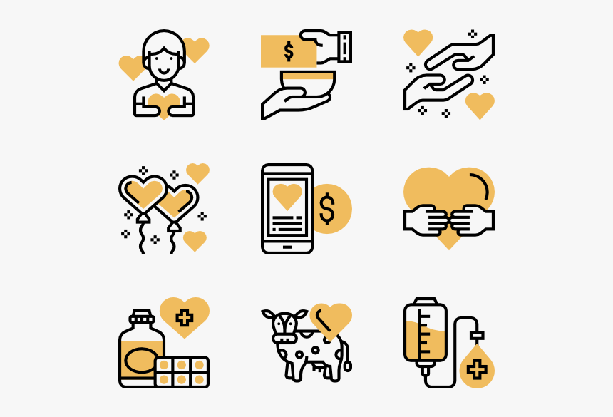 Charity Elements - Water Pipes Flat Icon, HD Png Download , Transparent ...