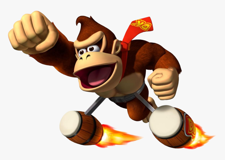 Rare Studies Gorillas - Donkey Kong With Jetpack, HD Png Download ...