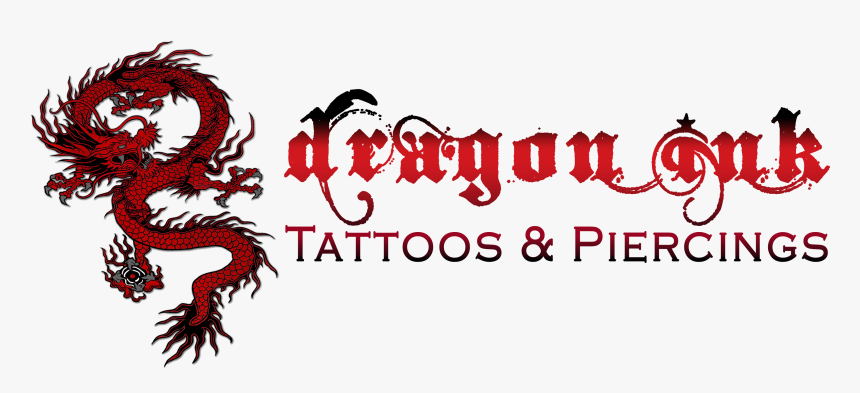 Dragon Ink Tattoos & Piercings Inc - Graphic Design, HD Png Download ...