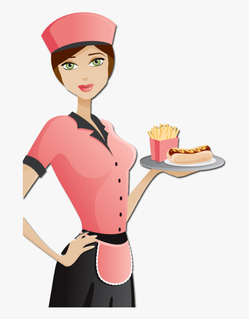 Transparent Transparent Background Waitress Png, Png Download ...