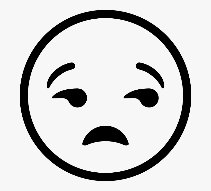 Black And White Clip Art Of Emojis, HD Png Download , Transparent Png ...